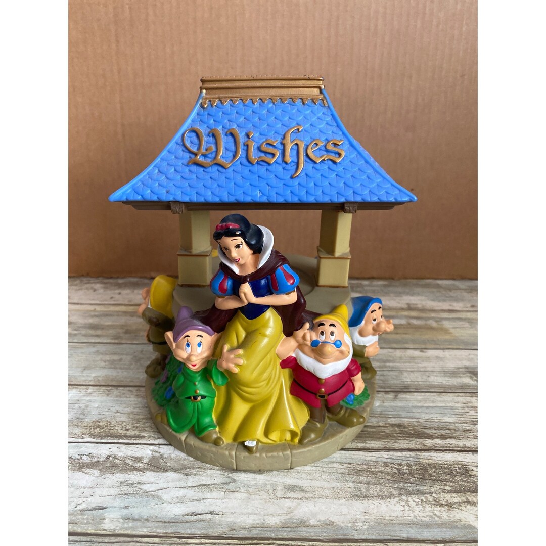 1990s Disney Snow White and Seven Dwarfs wishes Wishing Well 9 Coin ...