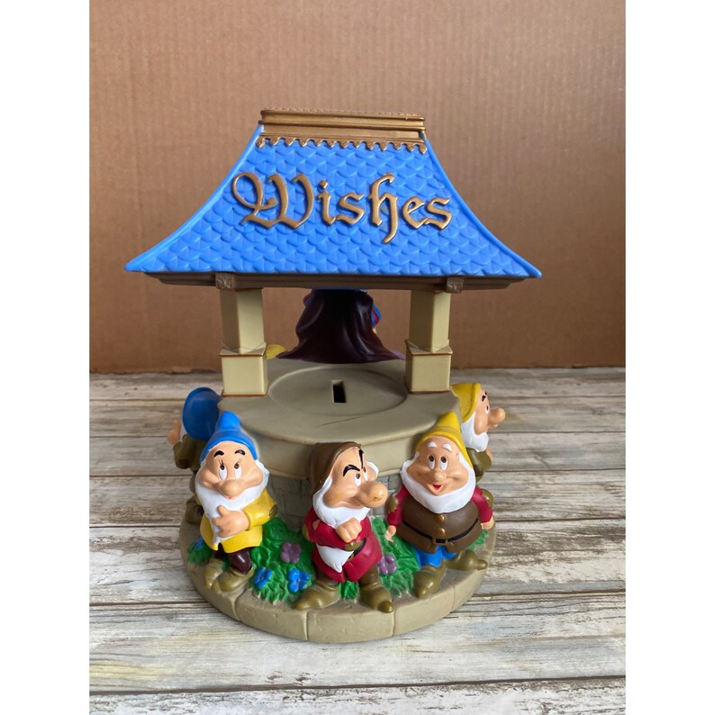 1990s Disney Snow White and Seven Dwarfs wishes Wishing Well 9 Coin ...