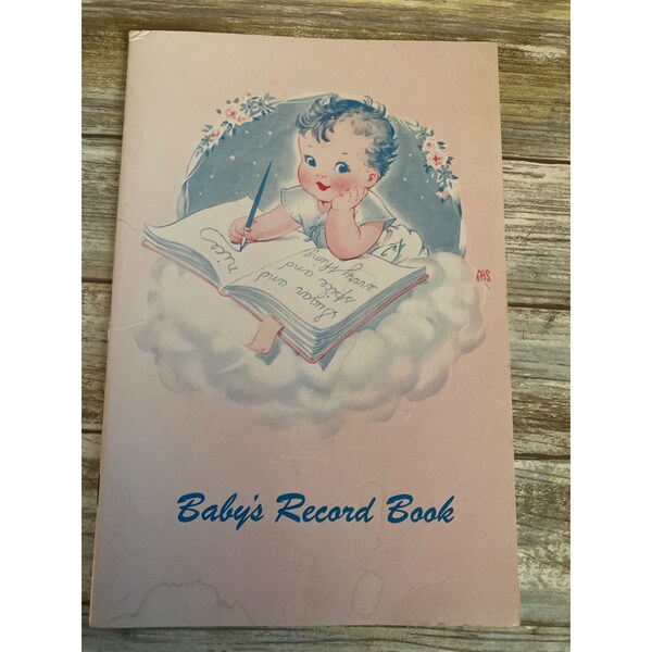 Vintage Baby Record - Etsy
