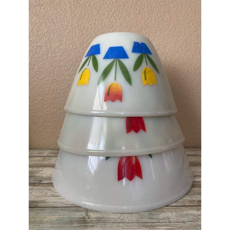 Fire King Tulip - Etsy