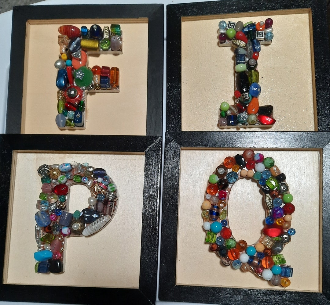 Jeweled Alphabet Letters - Etsy