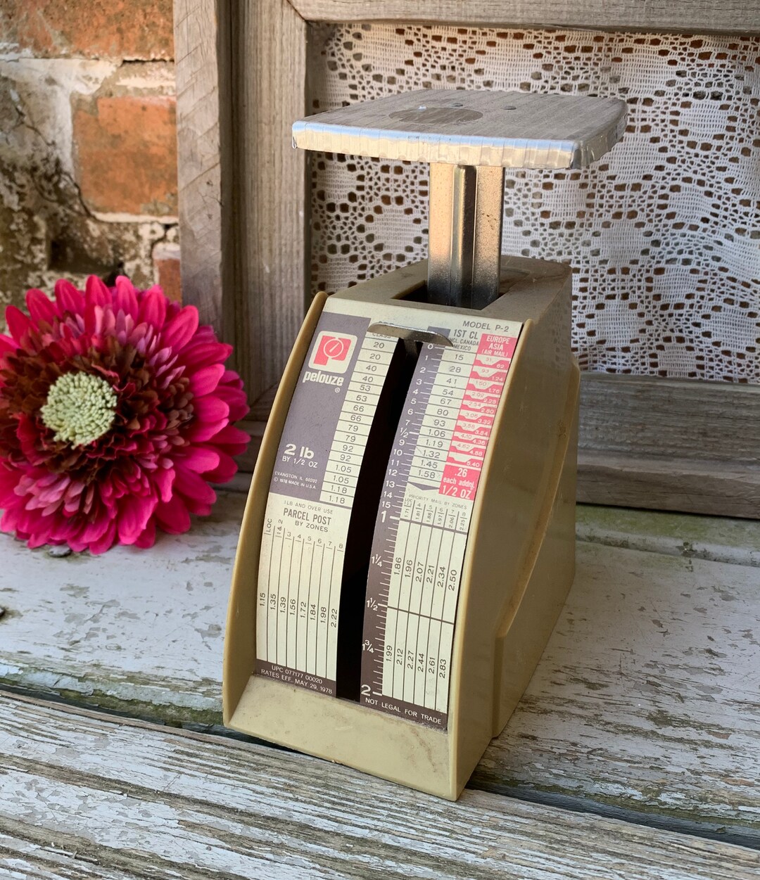 Vintage Mini Postal Scale Pelouze Postal Scale Model P-2 - Etsy