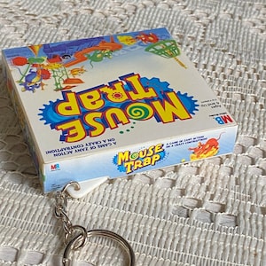 Vintage Miniature MOUSE TRAP Travel Size Keychain Board Game 1999 ...
