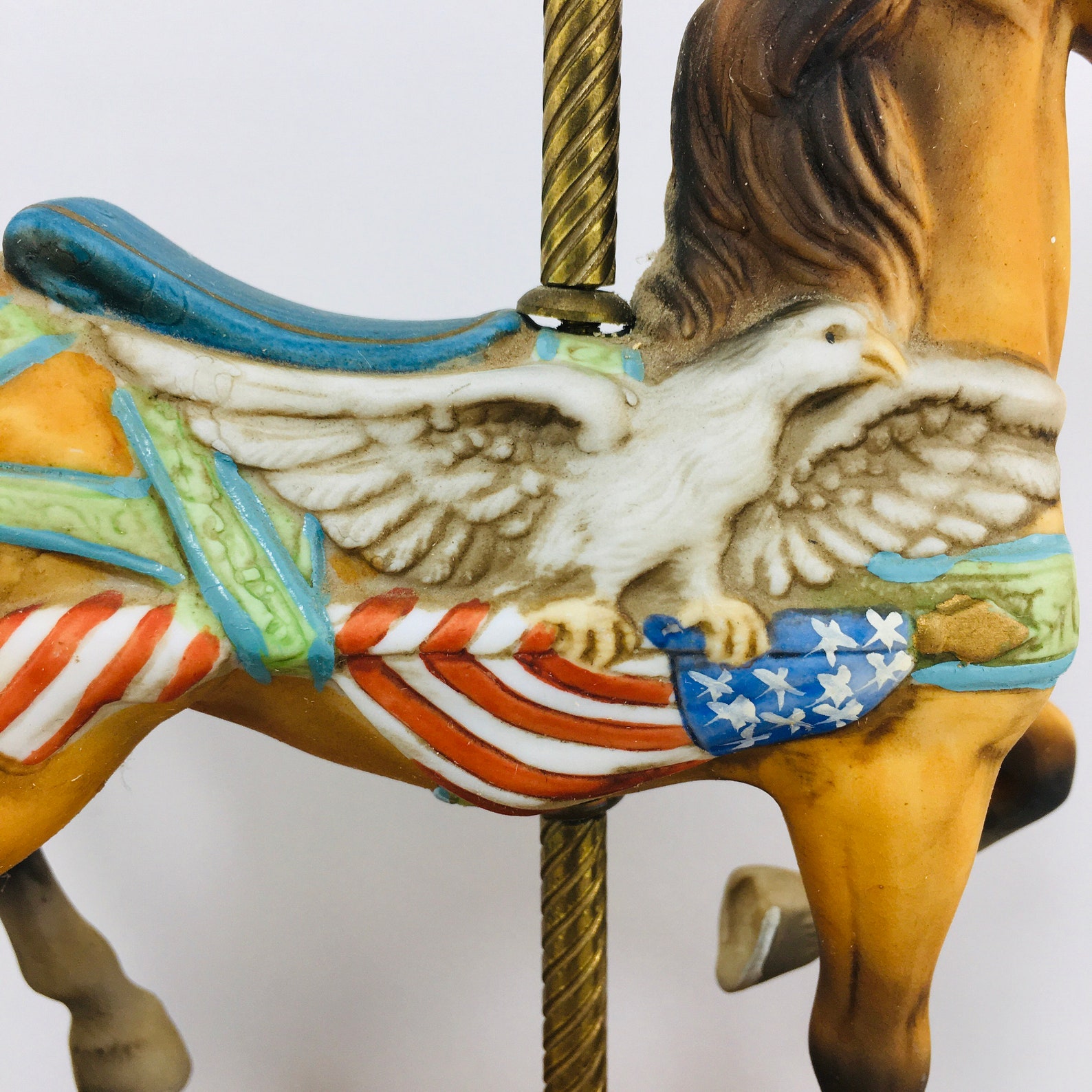 Willitts Designs Vintage Carousel Horse Music Box America the | Etsy