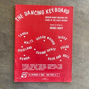The Dancing Keyboard by DENES AGAY Sheet Music Children’s Piano Lesson ...
