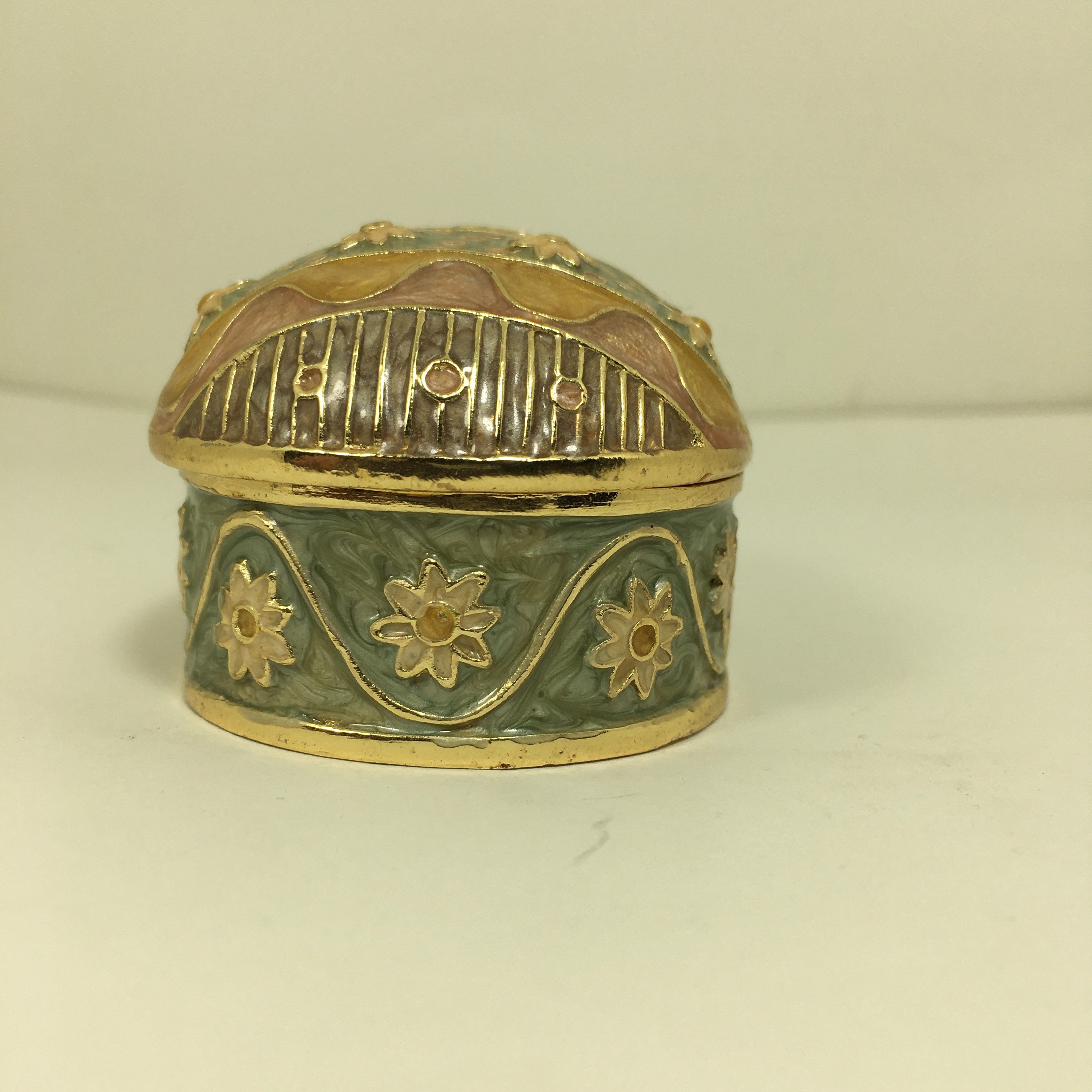 Golden Egg Jewelry Box Trinket Box | Etsy