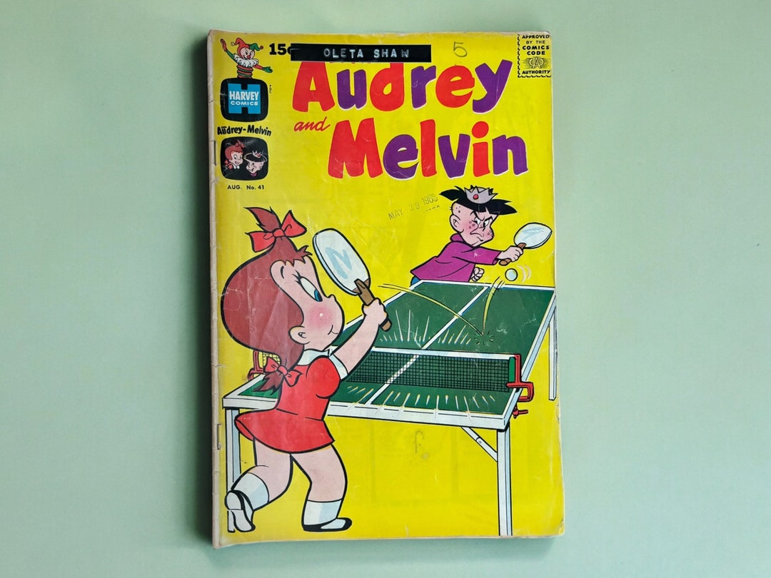 Vintage 1969 Audrey and Melvin #41 Harvey Comics Book, Aug 1969 - Etsy