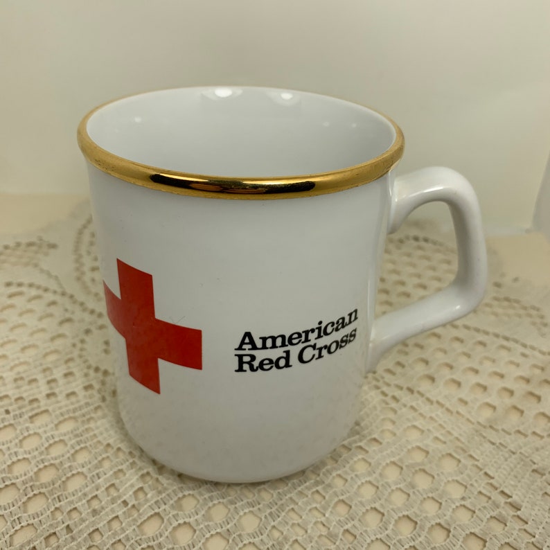 Vintage Coffee Mug American Red Cross Coffee Mug / Cup With - Etsy