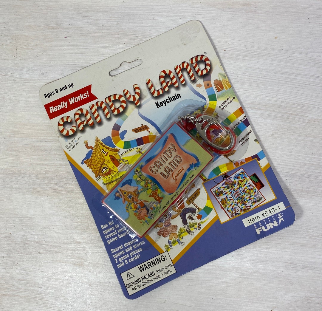 Vintage Candy Land Keychain Game- New in Package, Basic Fun Keychain ...