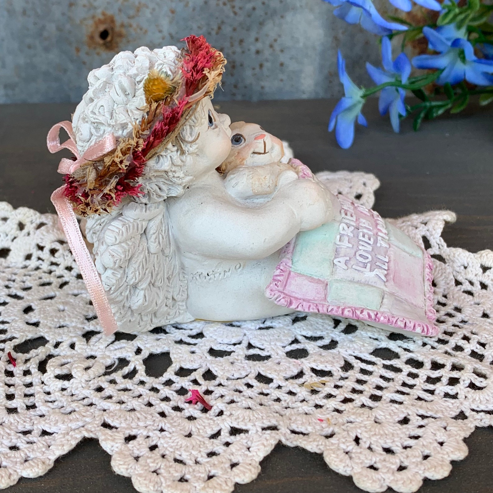 Vintage Dreamsicles Figurine, Our Daily Blessing, A Friend Loveth at ...