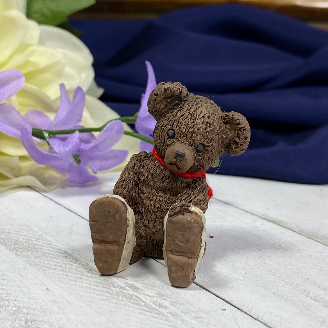 Miss Martha Original Peek A Boo Bear, Mini Teddy Bear Figurine, All God ...