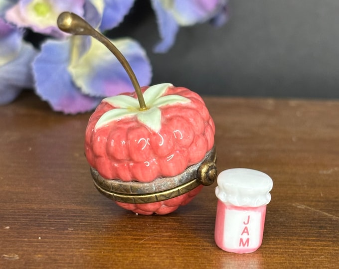 Raspberry With Jam Porcelain Trinket Box by Midwest of Cannon Falls ...
