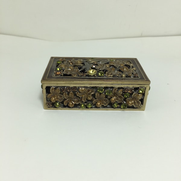 Jeweled Trinket Box - Etsy