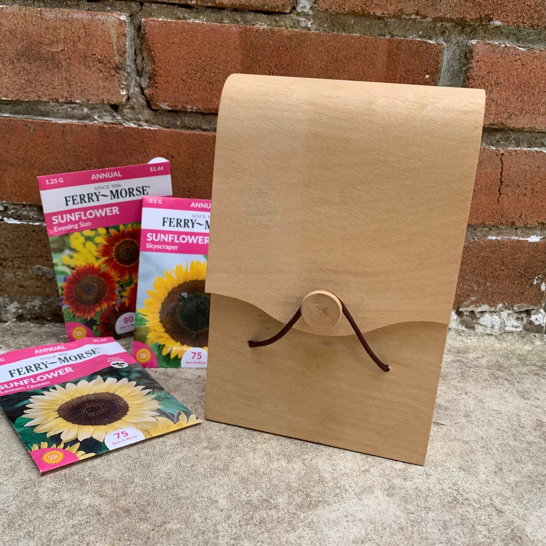 Pouch Style Box With Latch Unique Wooden Pouch Recyclable - Etsy