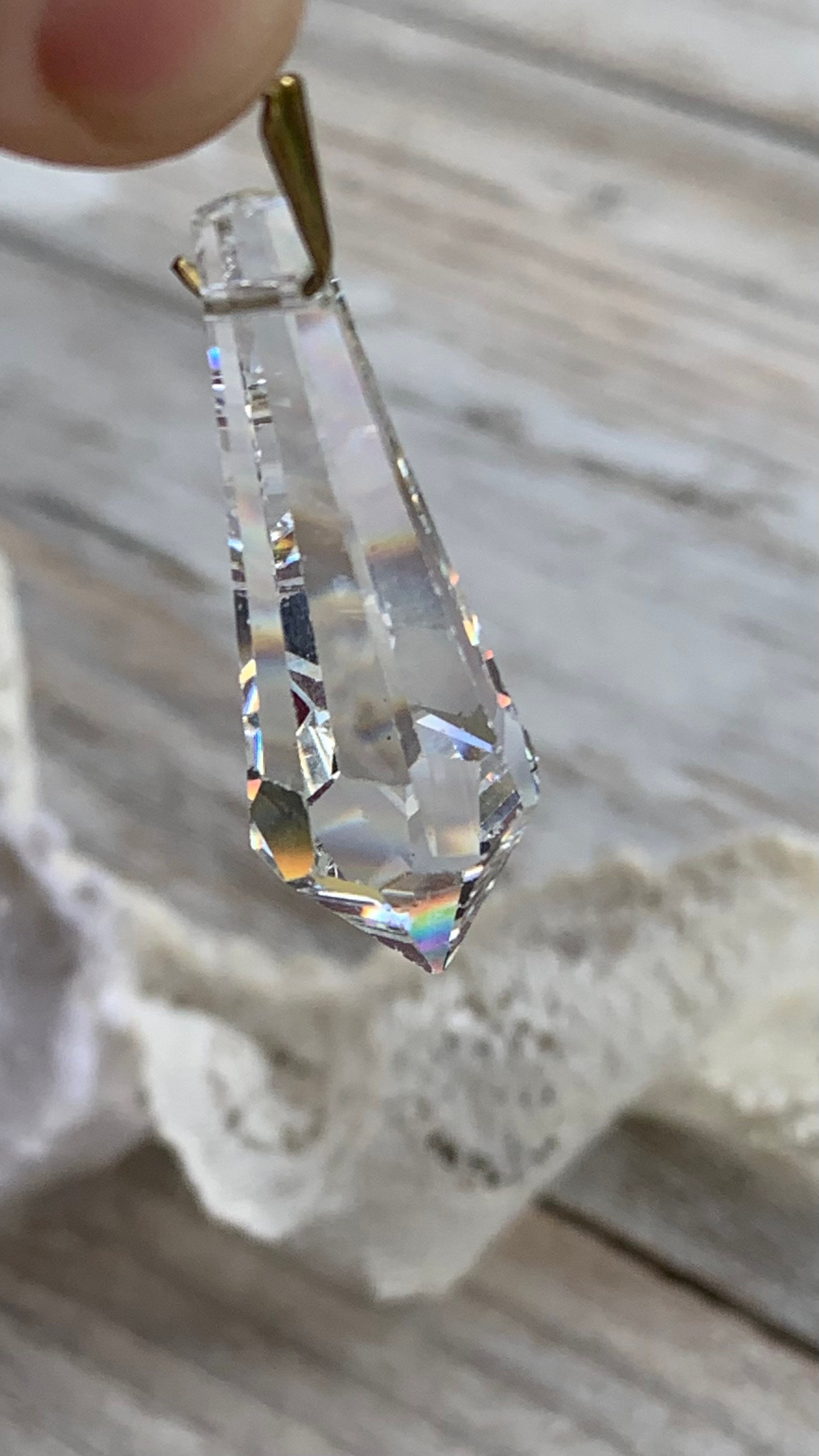 Chandelier Lead Crystal Prisms Bridal Decor Wedding Decor | Etsy