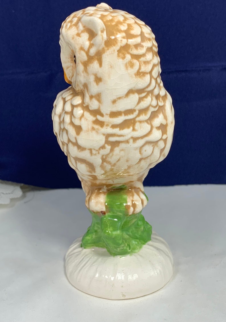 Owl Figures Vintage Ceramic Owl Figurine - Etsy