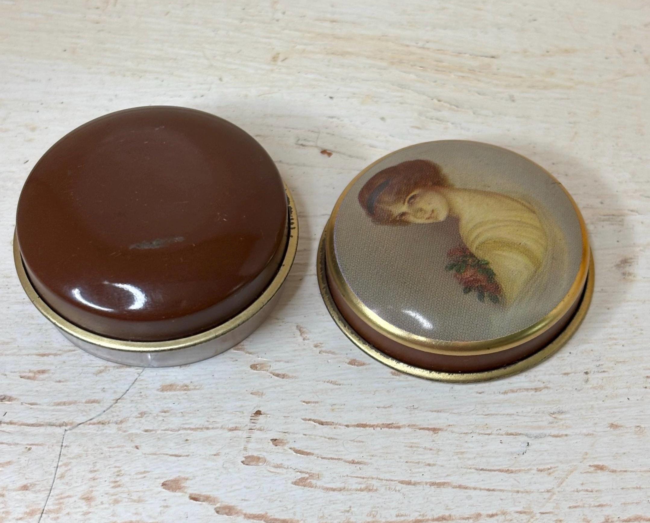 Vintage Pill Box, Victorian Design Pill Box, Victorian Lady Pill ...