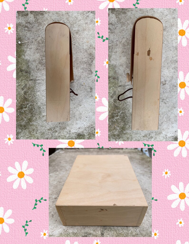 Pouch Style Box With Latch Unique Wooden Pouch Recyclable - Etsy