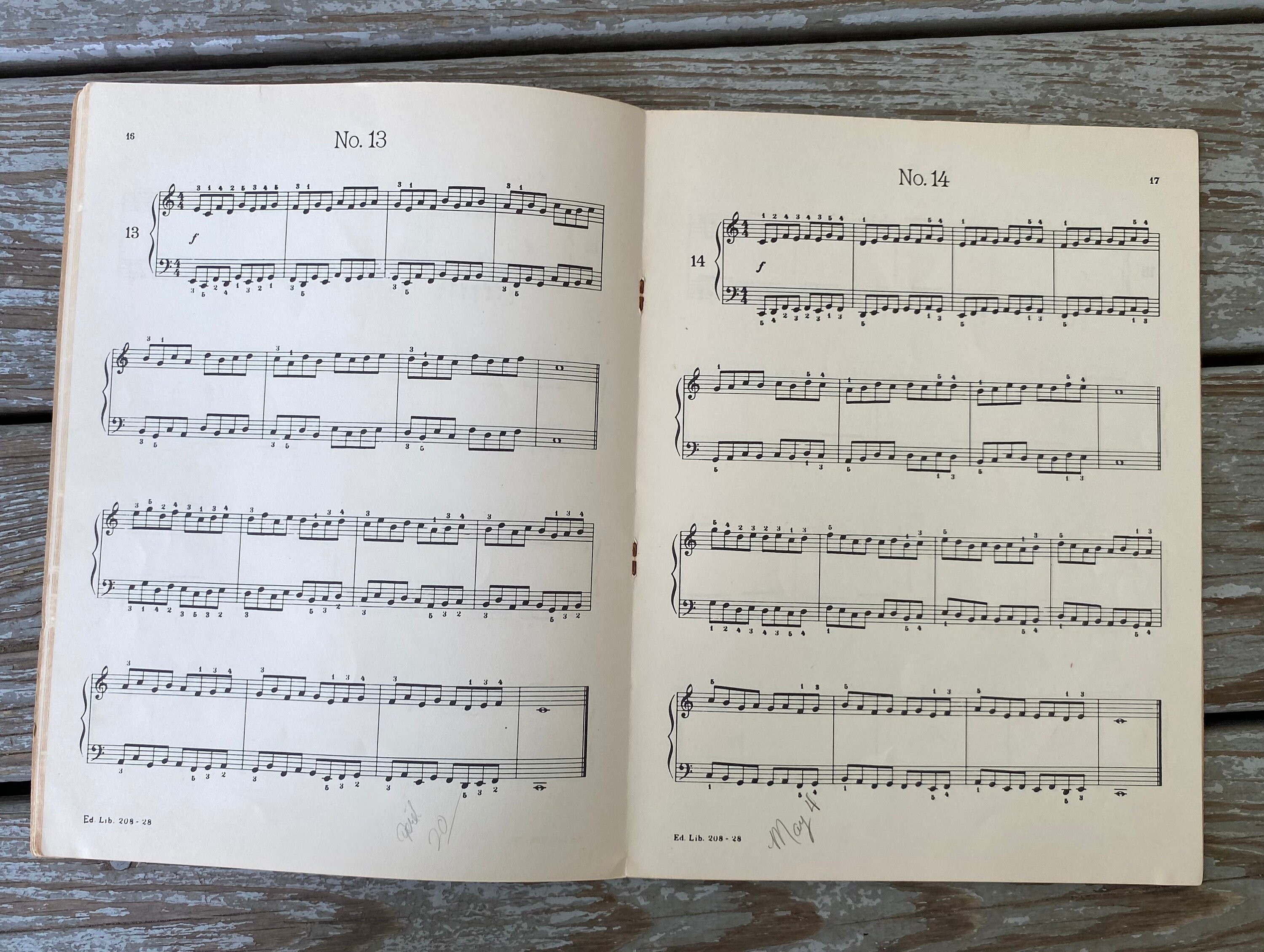 HANON-SCHAUM For PIANO Book One musique ancienne vintage - Etsy Canada