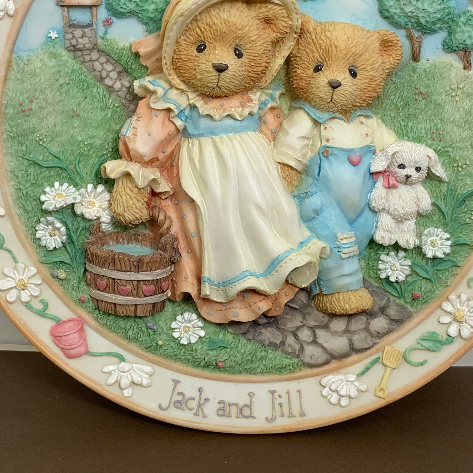 CHERISHED TEDDIES Nursery Rhyme Plate Jack and Jill our - Etsy