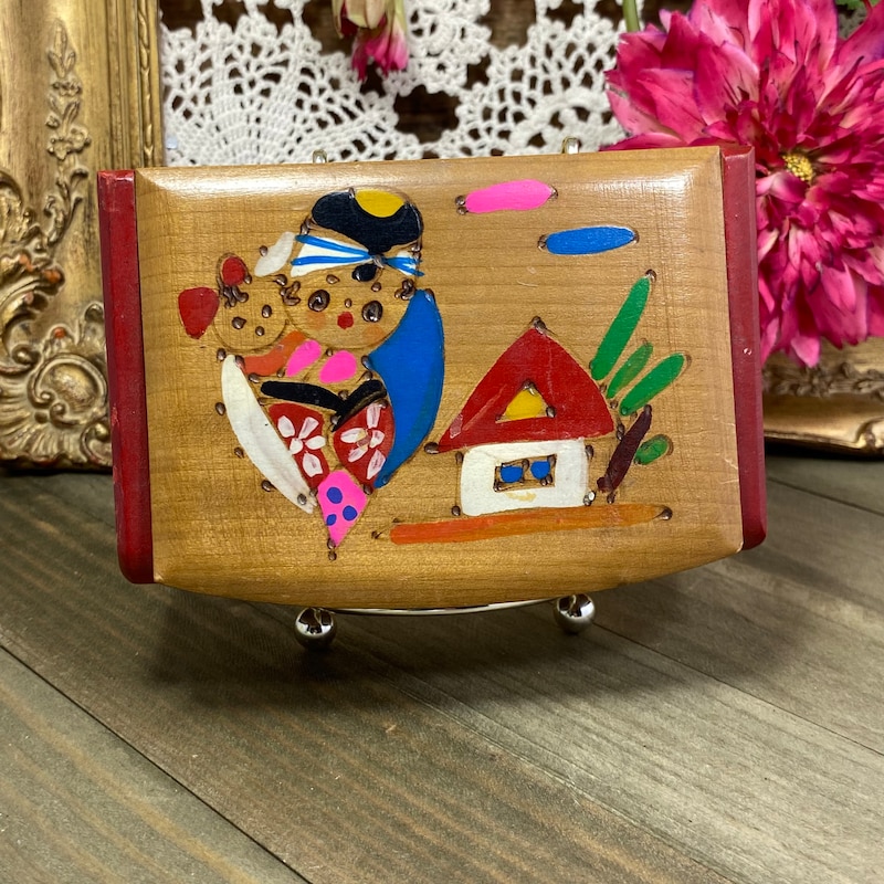 Japanese Kokeshi Box - Etsy