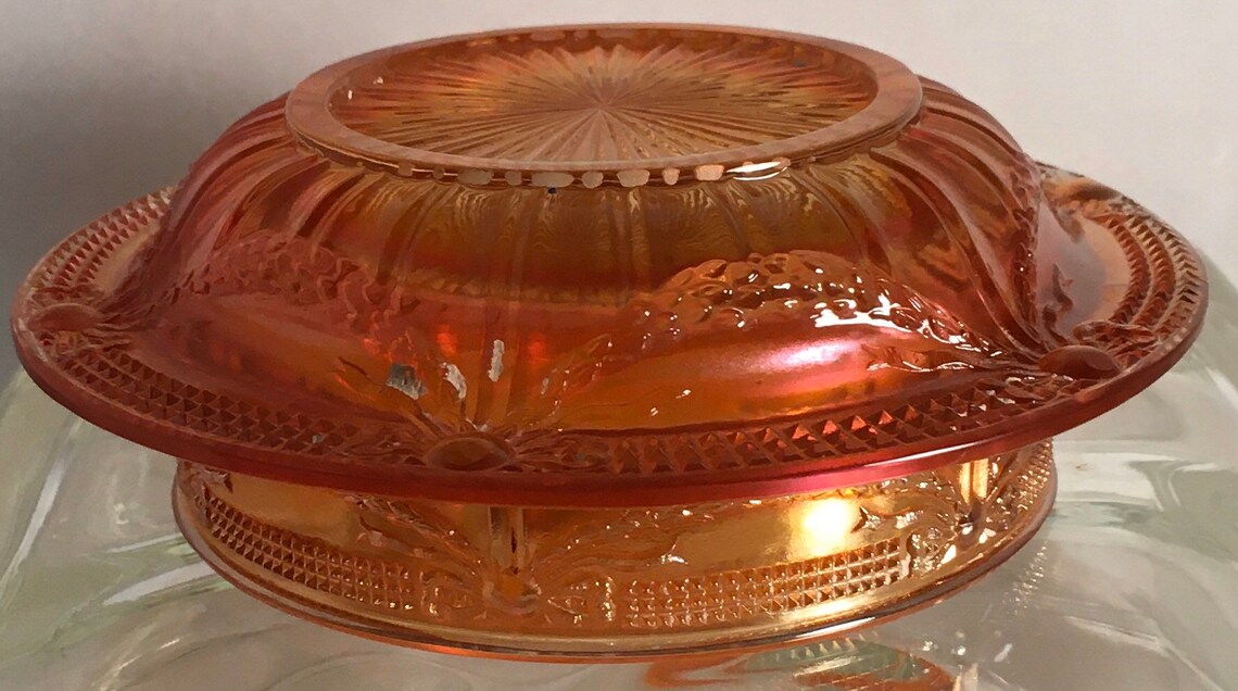 Orange Compote Butter Cheese Covered Dish - Etsy