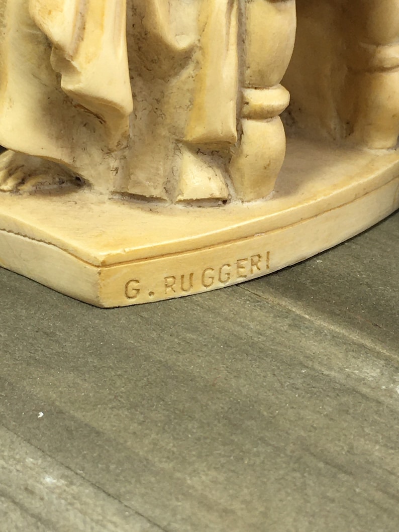 G Ruggeri Sculpture of Madonna Del Cardellino - Etsy