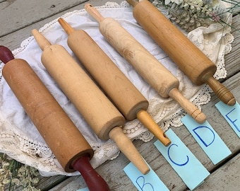 Bright Bills Rolling Pin Wooden Rolling Pin Rolling Pin for Cookies ...
