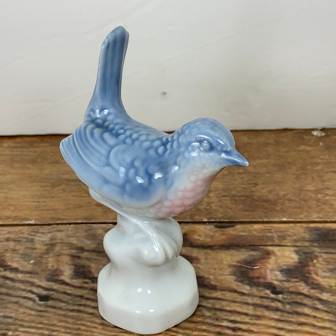 Vintage Blue Bird Figurine by Gerald Porzellan Bavaria - Etsy