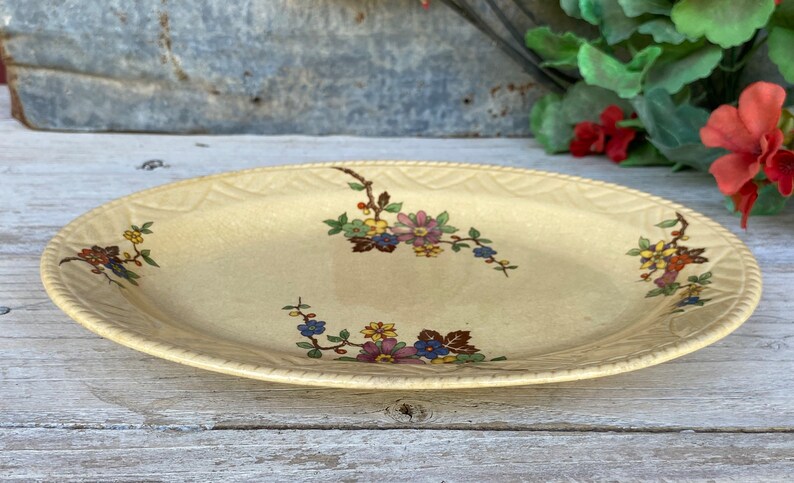 Serving Platter by Sheffield Ware Oval Plate With Floral - Etsy