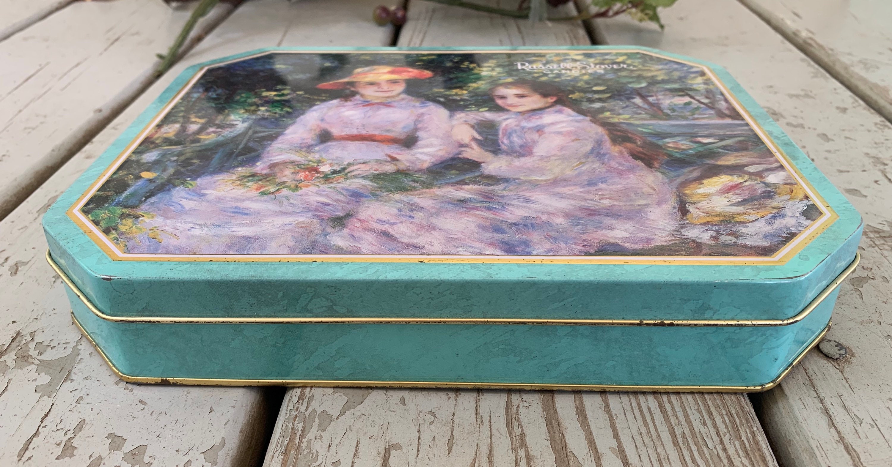 Vintage Russell Stover Candies Metal Tin – Renoir’s ‘the Daughter’s of ...