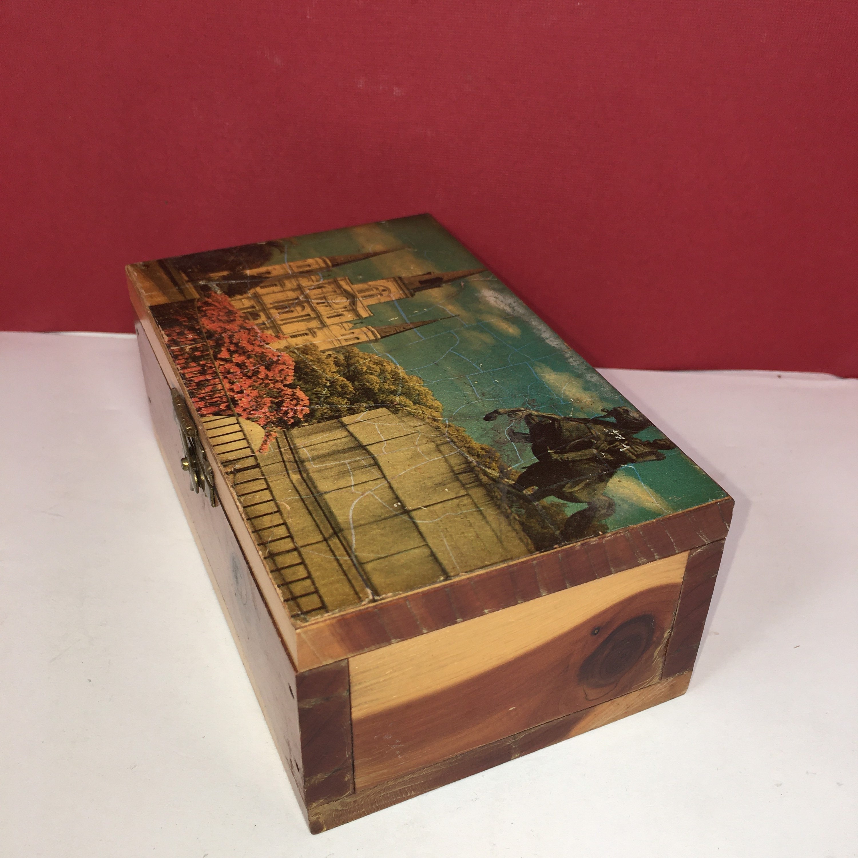 Handcrafted Small Cedar Chest Box St Louis Cathedral New - Etsy