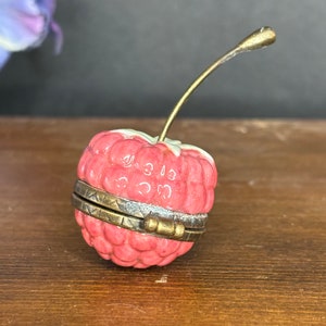 Raspberry With Jam Porcelain Trinket Box by Midwest of Cannon Falls ...