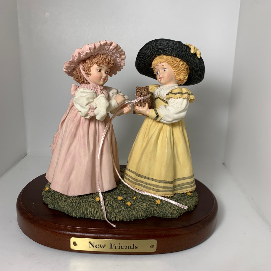 NEW FRIENDS Figurine by Maud Humphrey Bogart - Hamilton Gifts ...