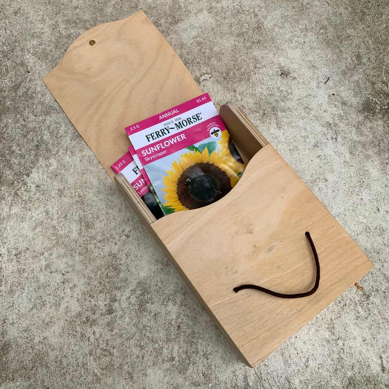 Pouch Style Box With Latch Unique Wooden Pouch Recyclable - Etsy