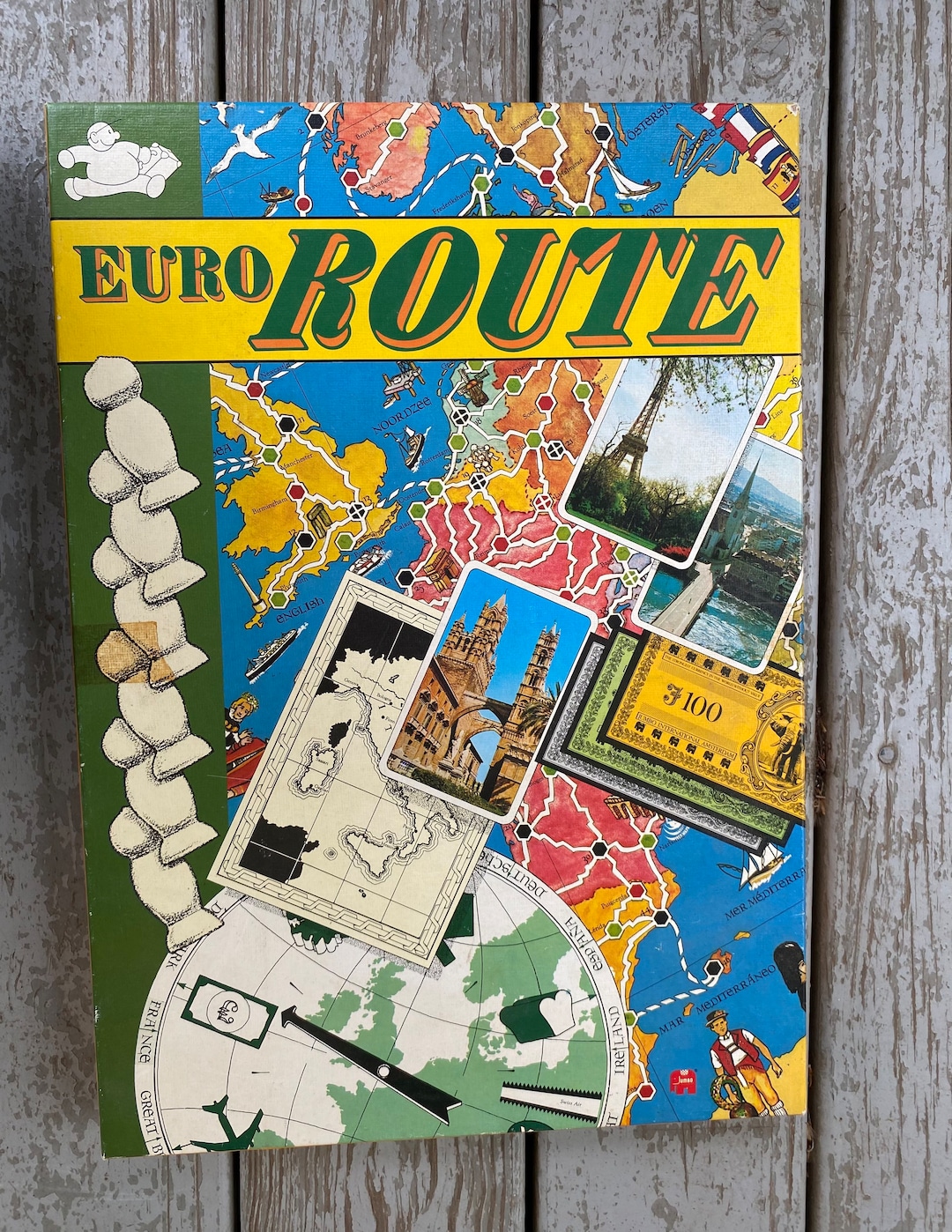 Vintage EURO ROUTE Board Game - Rare - Etsy