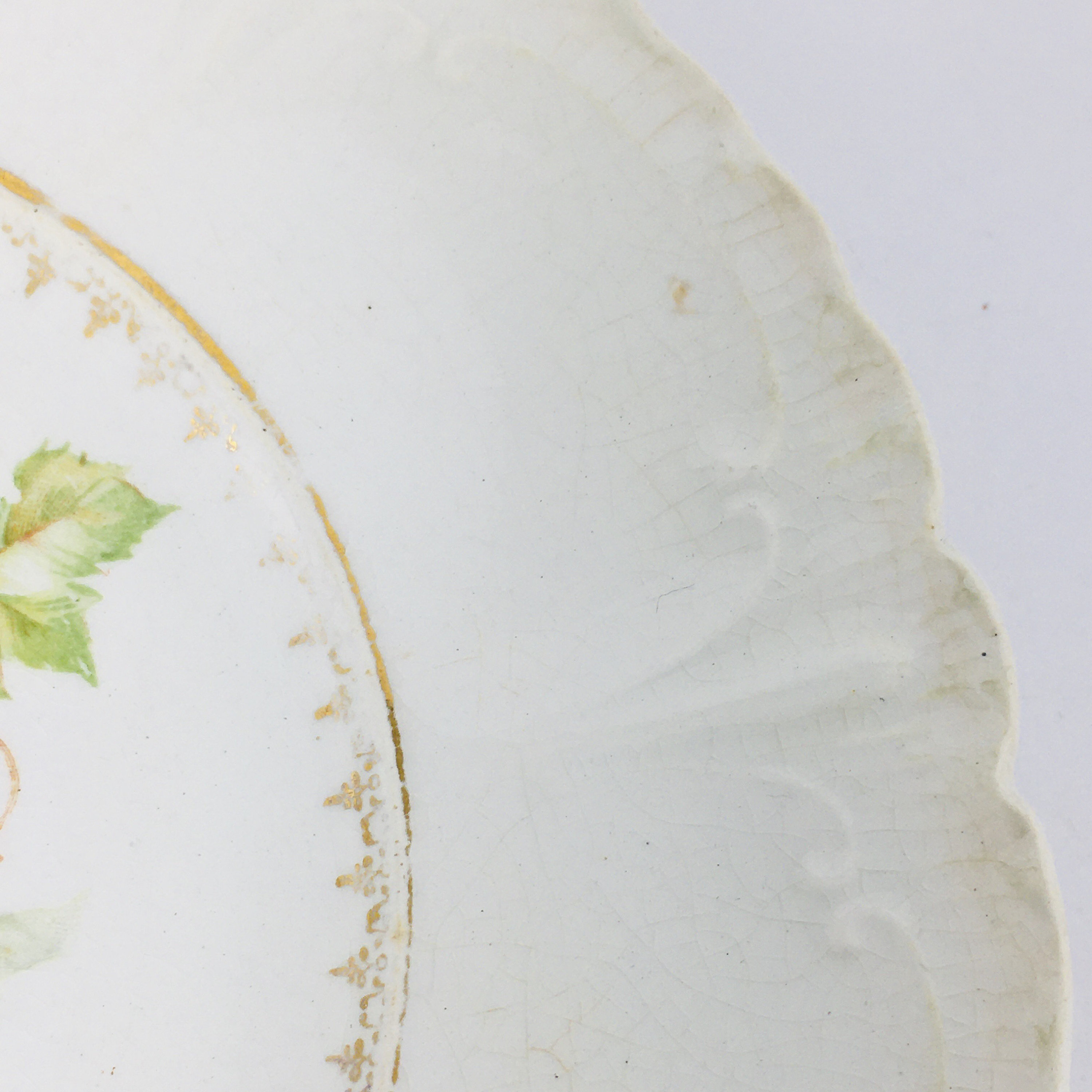 Antique Stinthal China Grape & Vine Porcelain Plate, Fruit Plate ...