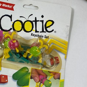1999 Cootie Keychain Set Mini Board Game Basic Fun Keyring - Etsy