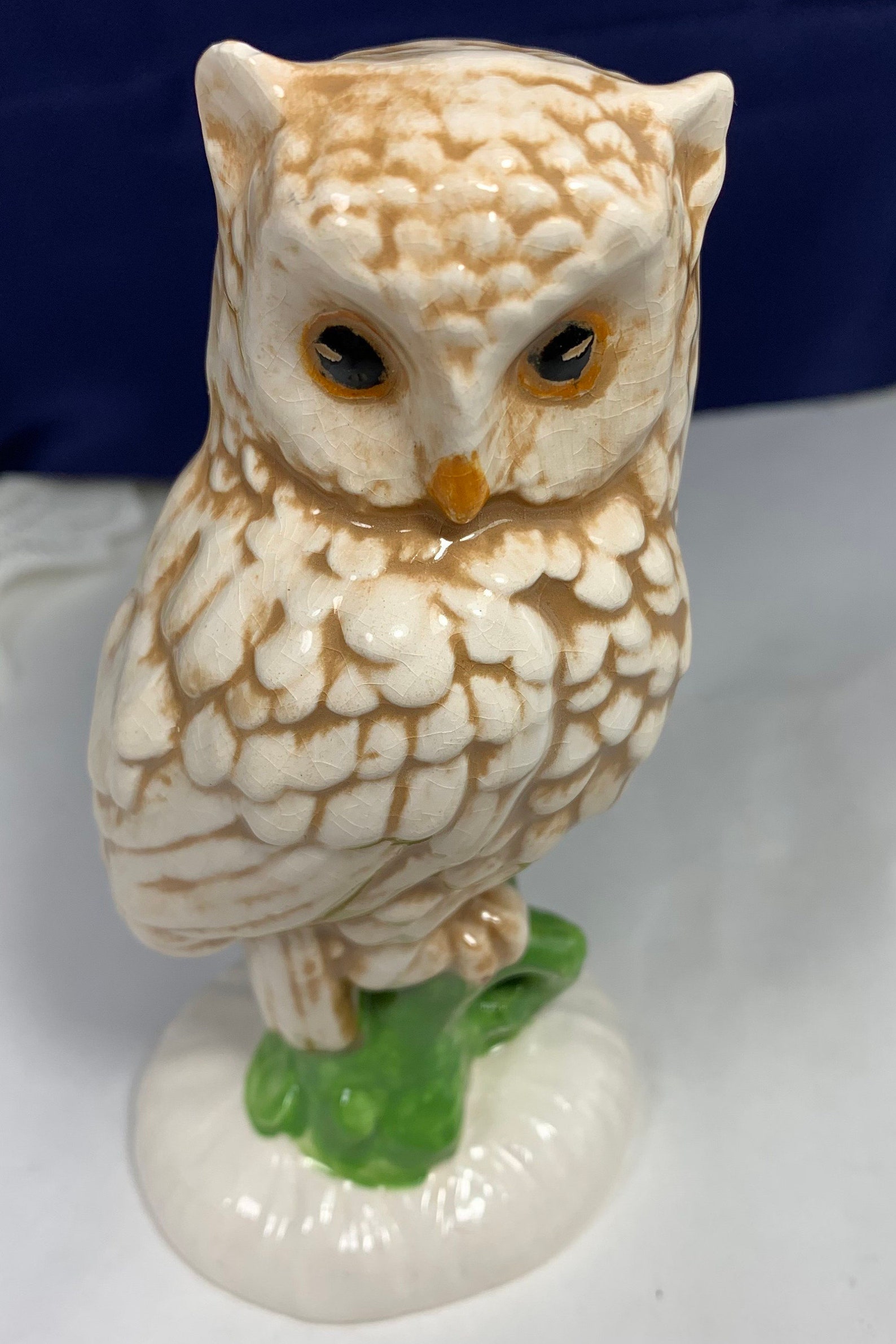Owl Figures Vintage Ceramic Owl Figurine - Etsy