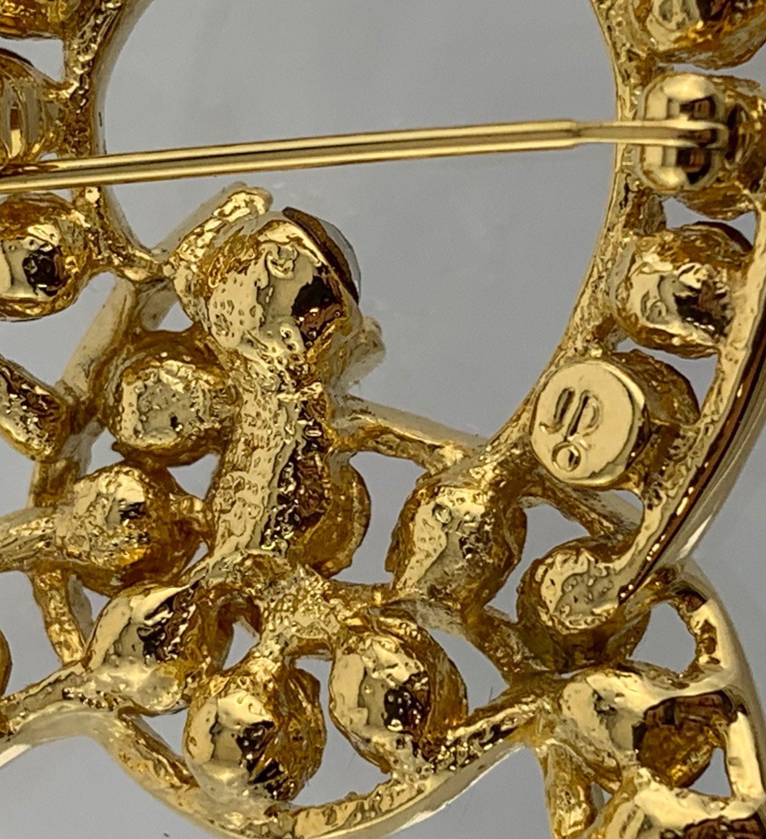 Joan Rivers Brooch Vintage Multi-color Rhinestone Knotted | Etsy