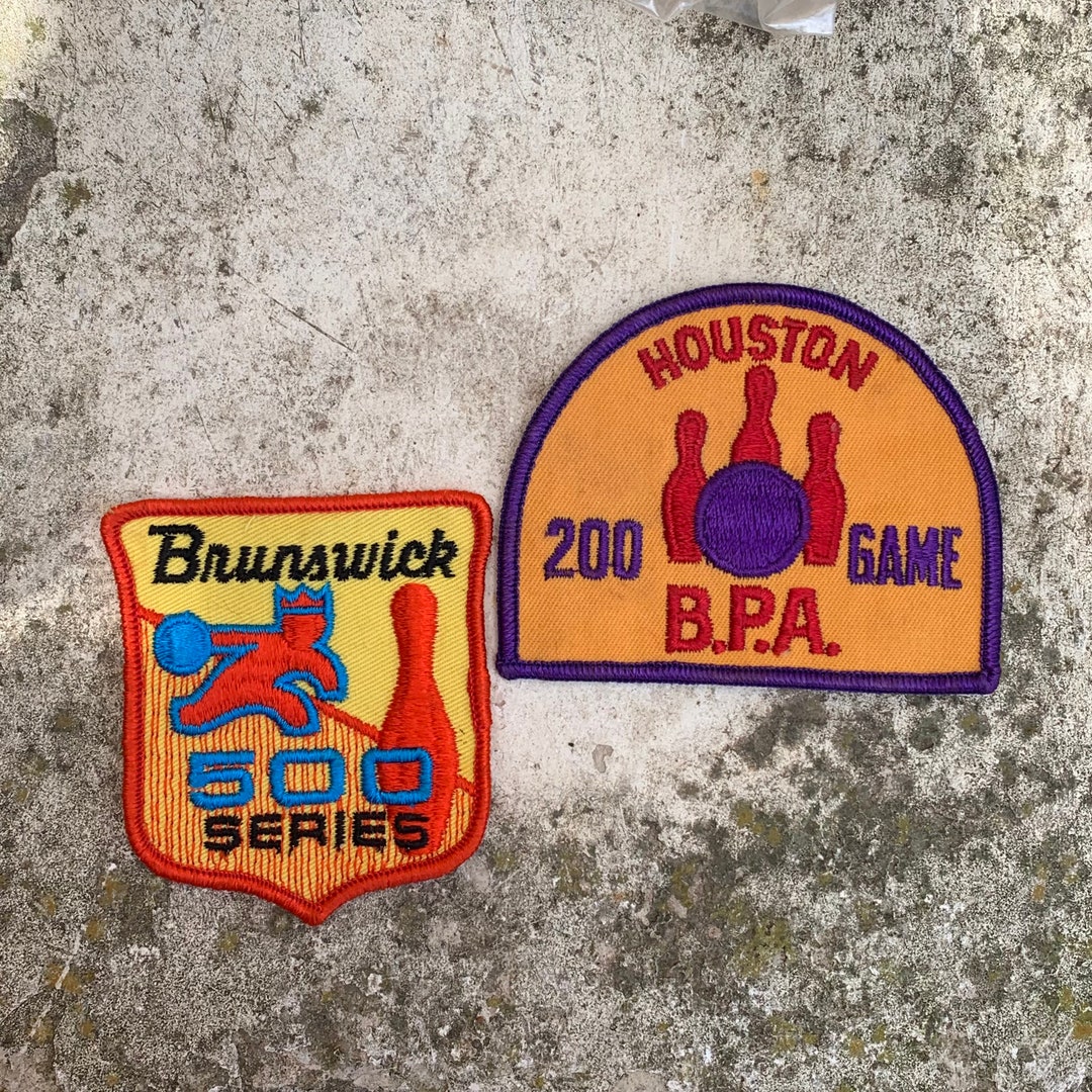 Vintage Bowling Award Patch Your Choice, Houston B.P.A. Bowling Patch ...