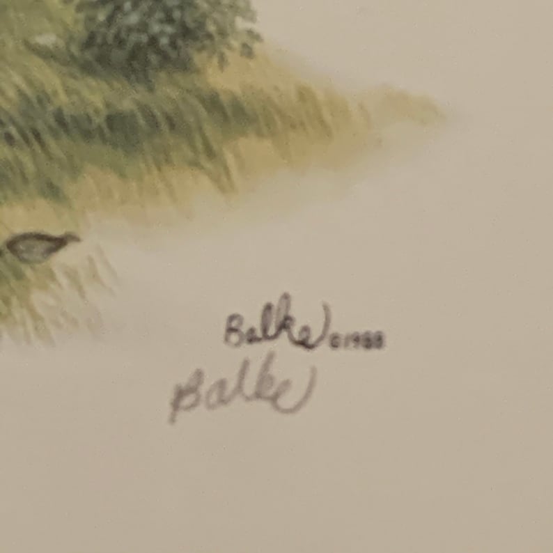 Country Farm Framed Wall Art Print Vintage 1988 Don Balke - Etsy