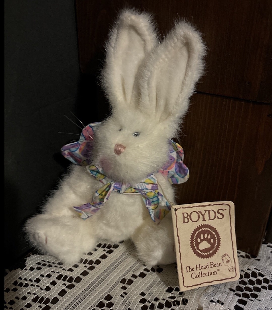 Hoppy B. Angelbuns Boyds Bears Bunny Rabbit, Boyds the Head Bean ...