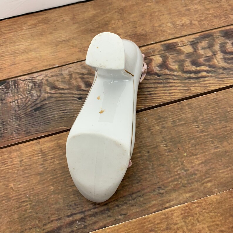 Porcelain High Heel Shoe Trinket Japan Vintage Collectible - Etsy