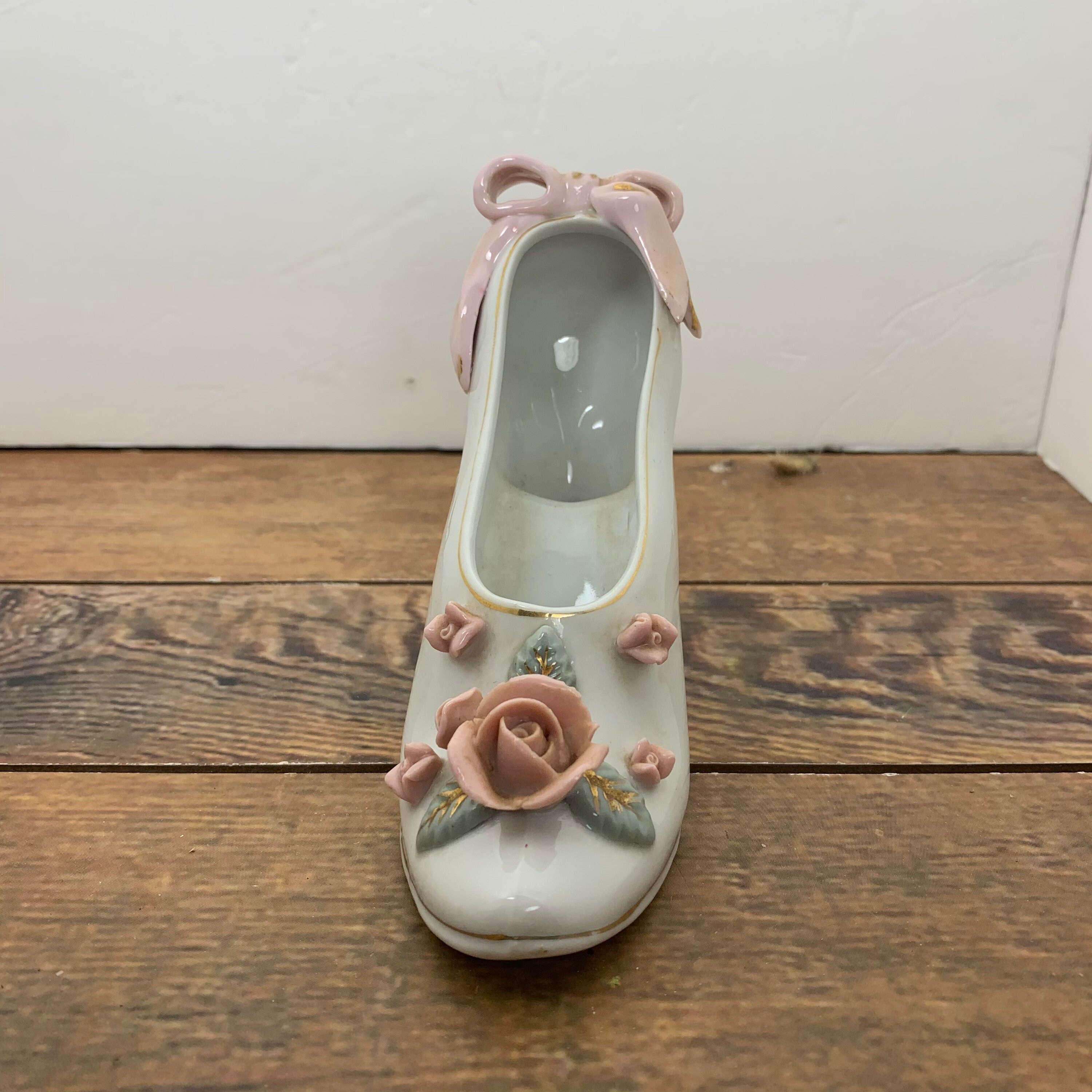 Porcelain High Heel Shoe Trinket Japan Vintage Collectible - Etsy