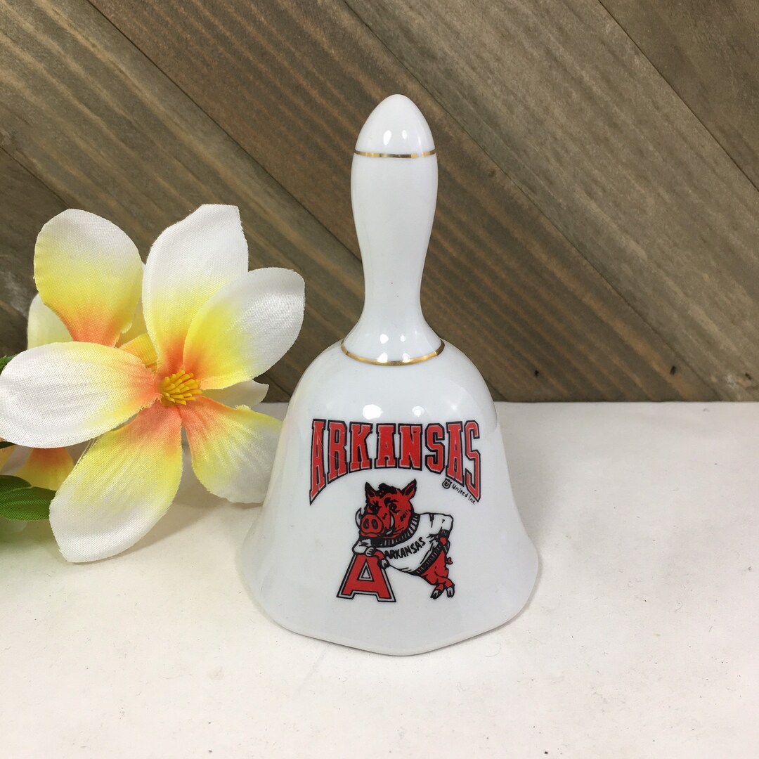 Arkansas Razorbacks Souvenir Bell, Vintage Arkansas Souvenir - Etsy