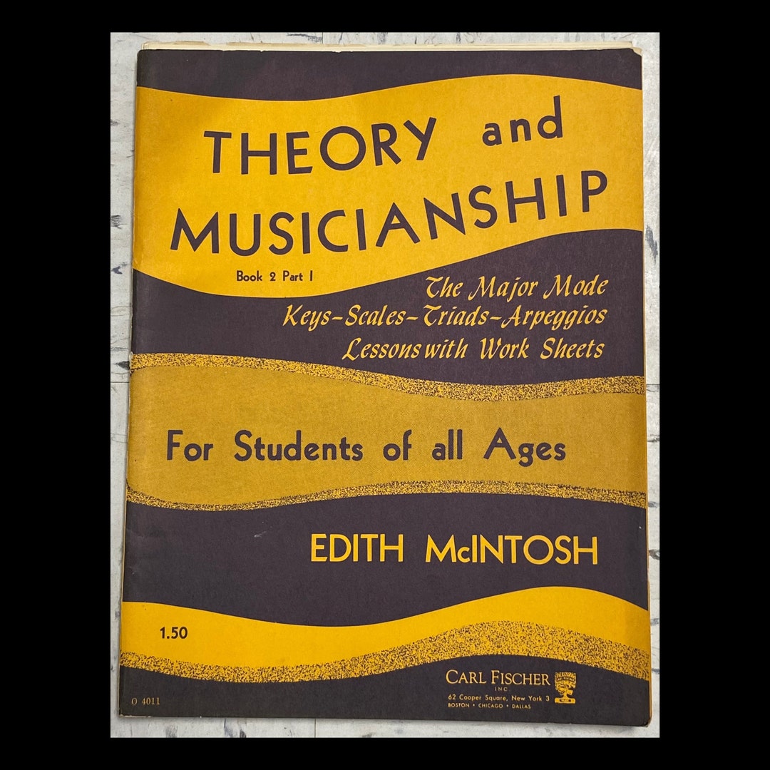 Theory and Musicianship Book 2 Part 1 for Students of All Ages by Edith ...