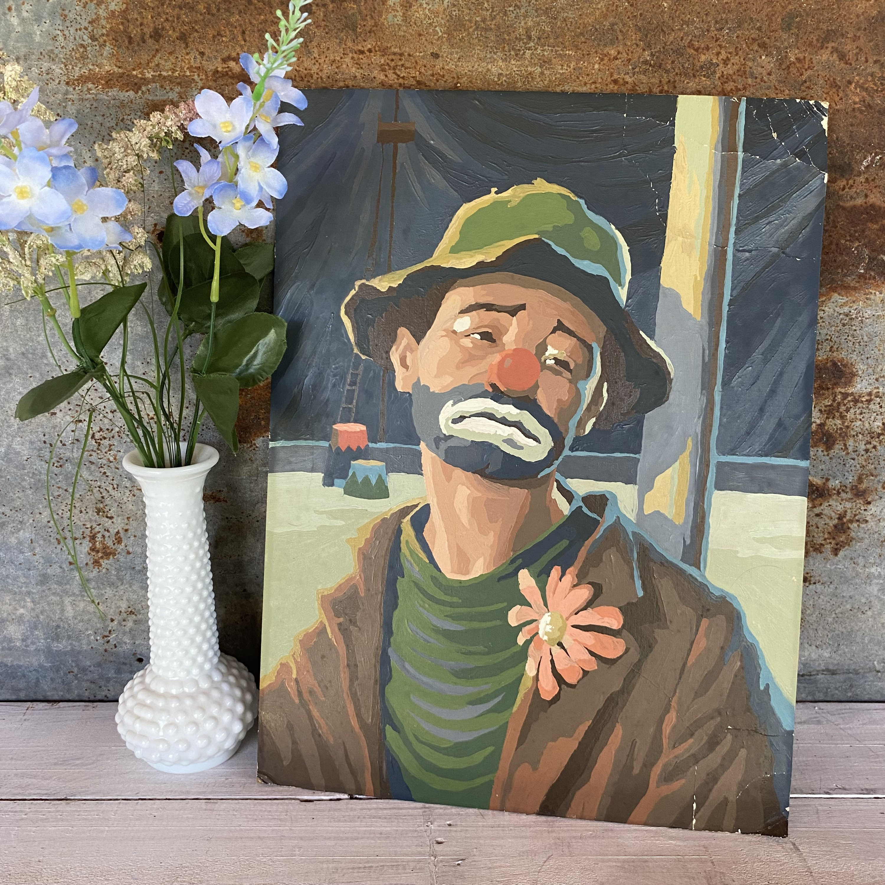 Sad Circus Clown Face