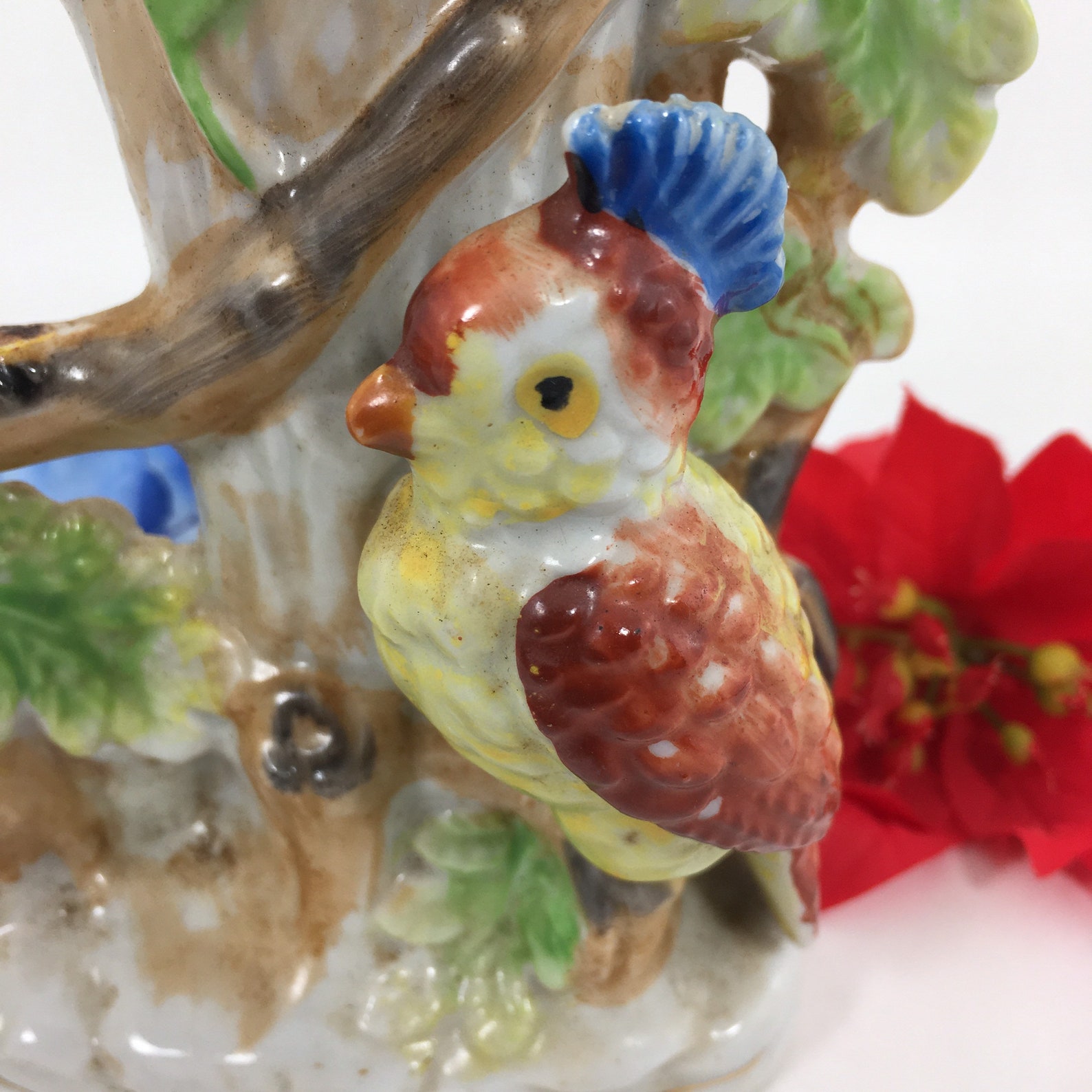 Vintage Cockatiel Bird Flower Vase Made in Japan, Cockatiel Figurine ...