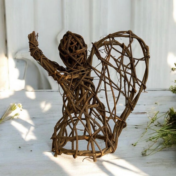 Grapevine Angel - Etsy